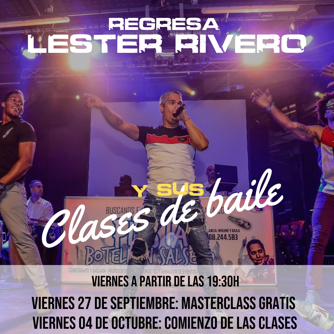 Lester Rivero | MasterClass de baile - Sociedad Tagoro